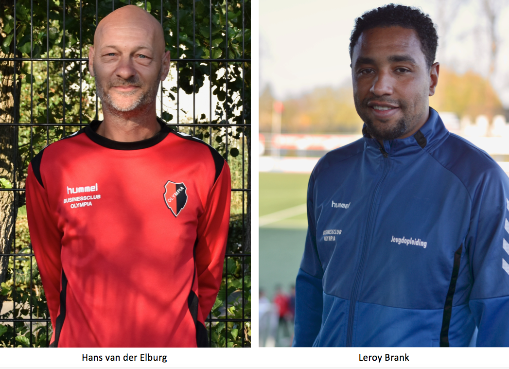Leroy Brank en Hans van der Elburg Hoofd Jeugdopleiding seizoen 2023/24 ...